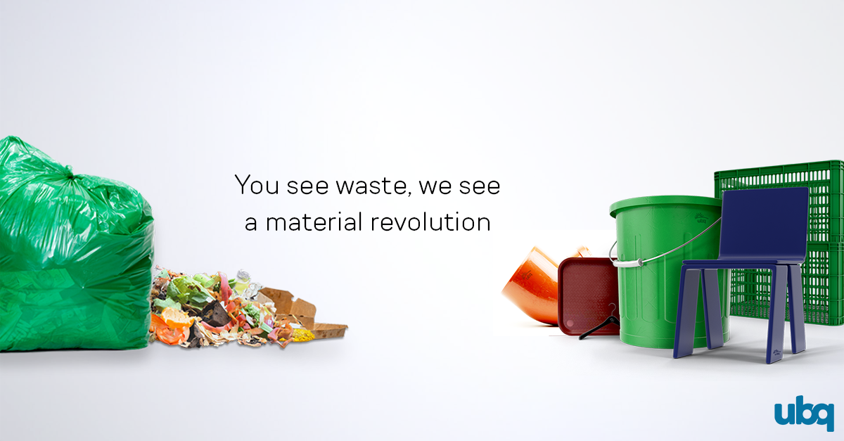 Waste to Sustainable Thermoplastic Solution | UBQ Materials
