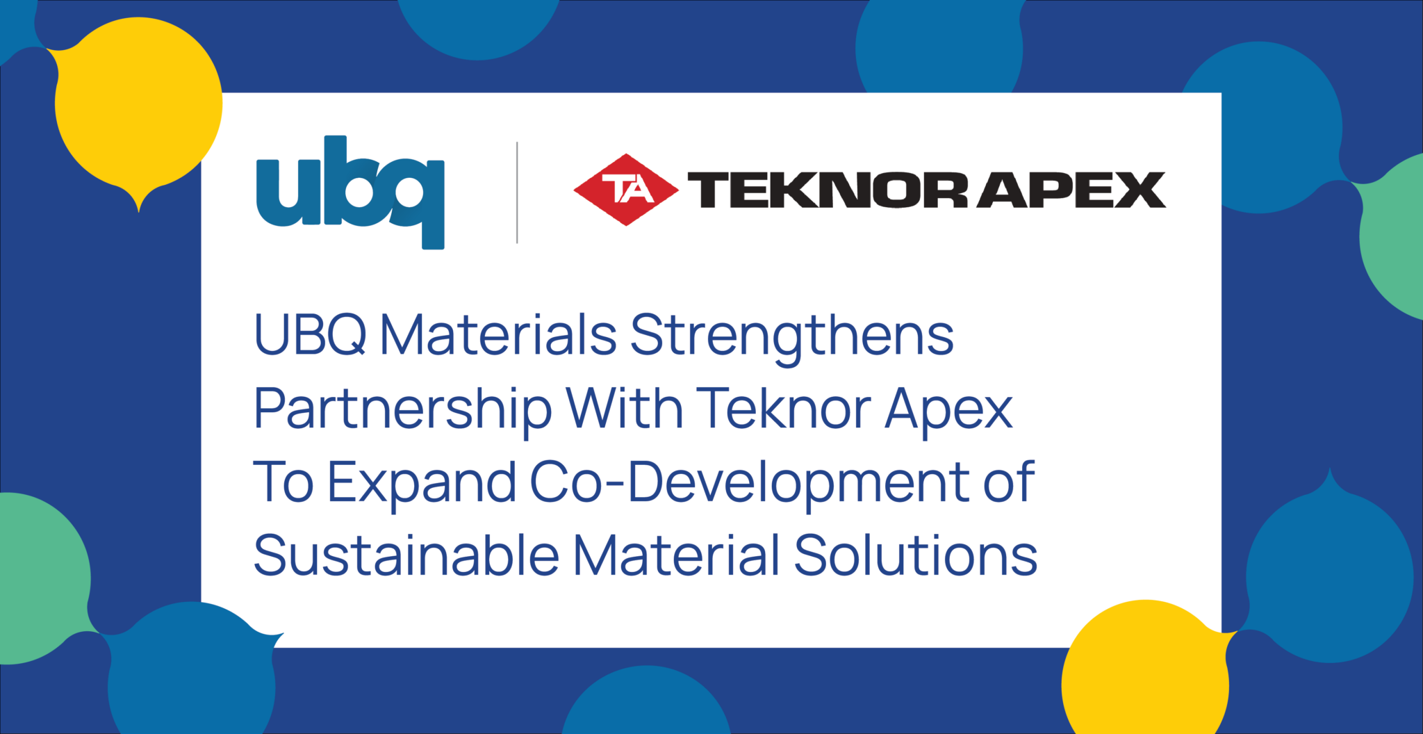 News and Events - UBQ Materials